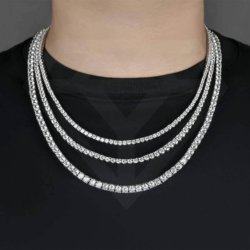 Iced Out Tennis Chain - Wholesale Jewelry & Custom Jewelry